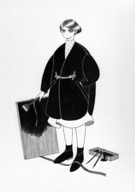 Looking Into the Eyes of Ai Teramoto’s Black and White Drawings | Spoon ...