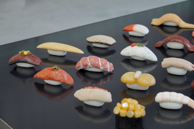 Sculpted Sushi Made Entirely From Natural Polished Stones | Spoon & Tamago