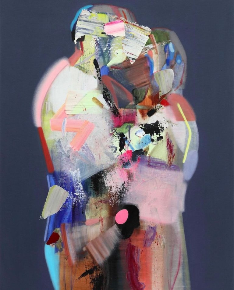 Abstract Paintings by Yuna Ogina Depict Intimate Human Connections ...