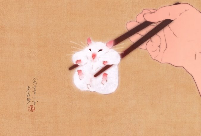 Contemporary Nihonga Images of Hamsters Created by Otama-shimai | Spoon ...